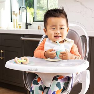 Munchkin® C’est Silicone! Open Training Cup with Straw for Babies and Toddlers 6 Months+, 4 Ounce, Mint