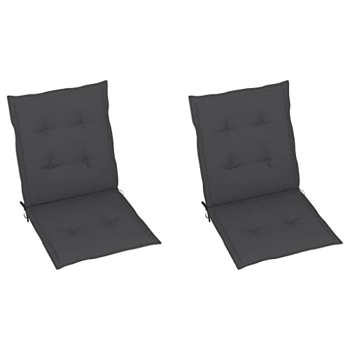 imasay Garden Chair Cushions 2 pcs Anthracite 39.4"x19.7"x1.2"