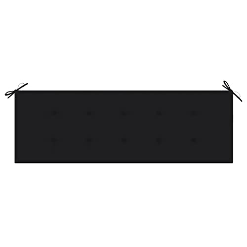 imasay Garden Bench Cushion Black 59.1"x19.7"x1.2"