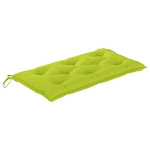 imasay garden bench cushion bright green 39.4"x19.7"x 2.8" fabric