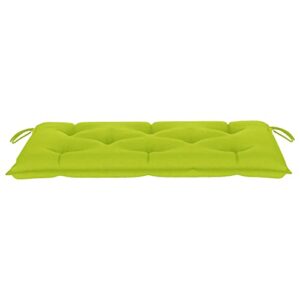 imasay Garden Bench Cushion Bright Green 39.4"x19.7"x 2.8" Fabric