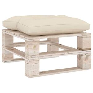 imasay floor pallet cushion 23.6"x24"x3.9" cream