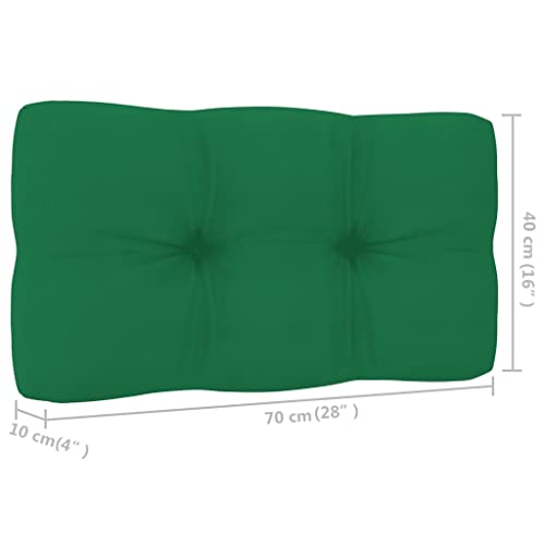 imasay Pallet Sofa Cushion Green 27.6"x15.7"x3.9"