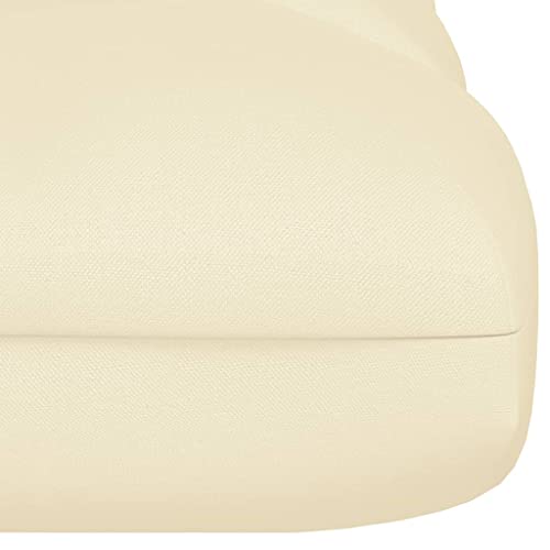 imasay Pallet Sofa Cushion Cream 47.2"x31.5"x3.9"