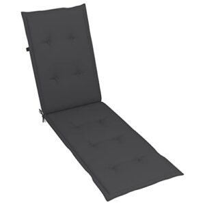 imasay Deck Chair Cushion Anthracite (29.5"+41.3") x19.7"x1.2"