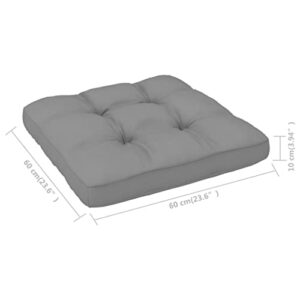 imasay Pallet Sofa Cushion Gray 23.6"x23.6"x3.9"