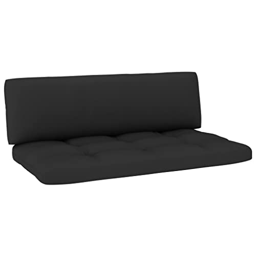 imasay Pallet Sofa Cushions 2 pcs Black