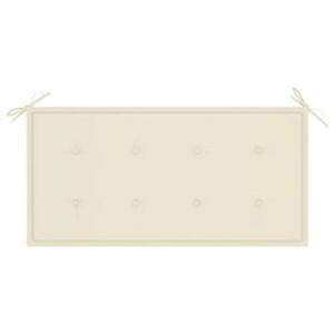 imasay Garden Bench Cushion Cream 39.4"x19.7"x1.2"