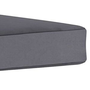 imasay Floor Pallet Cushion 23.6"x23.6"x2.4" Anthracite Fabric