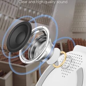 Momcozy Portable Sound Machine, Little Shell White Noise Machine with Crying Detection, 10 Soothing Sounds, Night Light, USB Rechargeable, for Travel On-The-Go Use, for Baby Kids Adults Sleeping