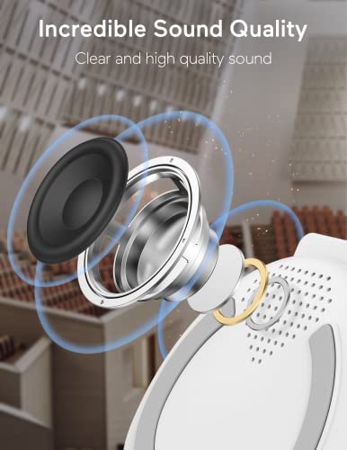 Momcozy Portable Sound Machine, Little Shell White Noise Machine with Crying Detection, 10 Soothing Sounds, Night Light, USB Rechargeable, for Travel On-The-Go Use, for Baby Kids Adults Sleeping