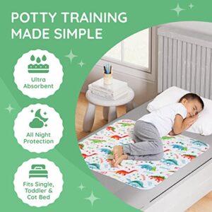 Potty Training Bed pad (Pack of 1 ) Dinosaur