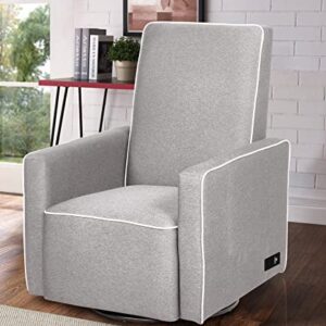 Relax A Lounger Lyndon Glider Chair with Ottoman, Taupe