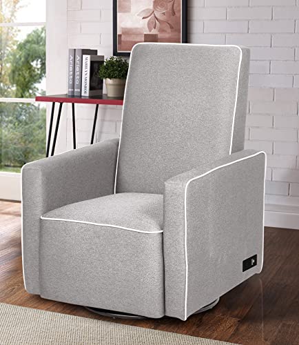 Relax A Lounger Lyndon Glider Chair with Ottoman, Taupe