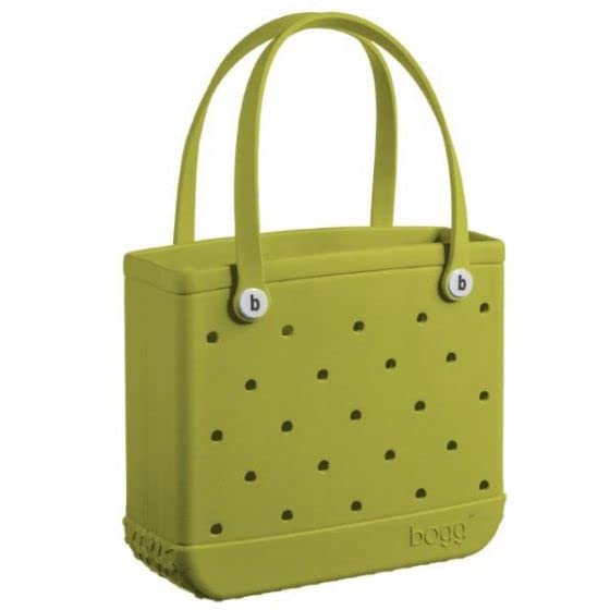 BABY BOGG BAG Small Waterproof Washable Tote for Beach Boat 15x13x5.25 ( Green Apple)