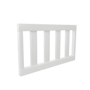 dorel asia baby relax kade toddler rail in white