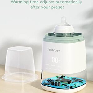 Momcozy Smart Baby Bottle Warmer, Fast Baby Milk Warmer with Accurate Temperature Control and Automatic Shut-Off, Multifunctional Bottle Warmers for Breastmilk or Formula