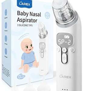 Baby Nose Sucker,Nasal Aspirator for Baby,Nasal Aspirator for Toddler,Electric Baby Nose Suction-Rechargable,3 Levels Power Suction,Music and Light Soothing Function