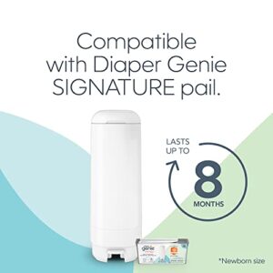 Diaper Genie Easy Roll Refill with 30 Bags | Lasts Up to 8 Months or Holds Up to 1410 Newborn Diapers Per Refill