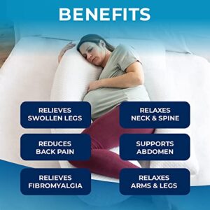 Pregnancy Pillows for Sleeping | Cooling Pregnancy Pillow for Pregnant Women to Sleep | Gel Memory Foam Side Sleeper Body Pillow | Body Pillows for Adults | Maternity Pillow for Pregnant Women