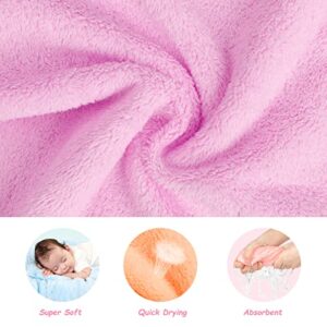 Orighty Baby Washcloths 24-Pack(7''x9''), Microfiber Coral Fleece Baby Towels, Super Soft and Absorbent Wash Cloths for Newborns, Infants and Toddlers, Gentle on Delicate Skin for Face Hands and Body