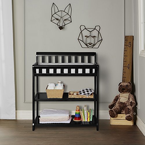 Dream On Me Nursery Essentials Bundle of Dream On Me Chelsea 5-in-1 Convertible Crib, Dream On Me Ashton Changing-Table, with a Dream On Me Twilight 5” 88 Coil Inner Spring Crib and Toddler Mattress