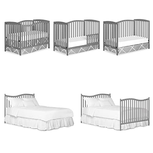 Dream On Me Nursery Essentials Bundle of Dream On Me Chelsea 5-in-1 Convertible Crib, Dream On Me Ashton Changing-Table, with a Dream On Me Twilight 5” 88 Coil Inner Spring Crib and Toddler Mattress