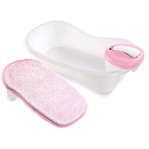 Newborn-to-Toddler Bath Center & Shower (Pink)