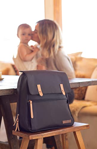 Petunia Pickle Bottom Meta Backpack & Inter-Mix Deluxe Kit Bundle | Diaper Bag Backpack for Parents | Stylish Bag and Organizer | Comfortable, Spacious, and Sleek Backpack for On the Go Moms