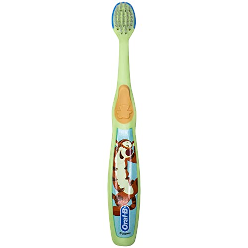 Oral-B Baby Manual Toothbrush, Pooh Characters, 0-3 Years Old, Extra Soft (Characters Vary) - Pack of 3