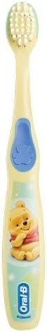 Oral-B Baby Manual Toothbrush, Pooh Characters, 0-3 Years Old, Extra Soft (Characters Vary) - Pack of 3