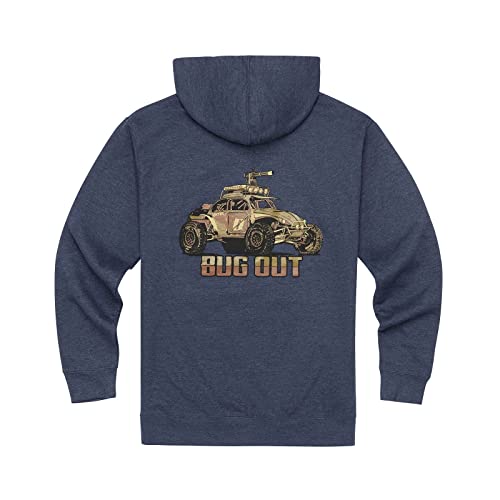 VIKTOS Men's Big Time Bug Out Hoodie, Navy Heather, Size: X-Large