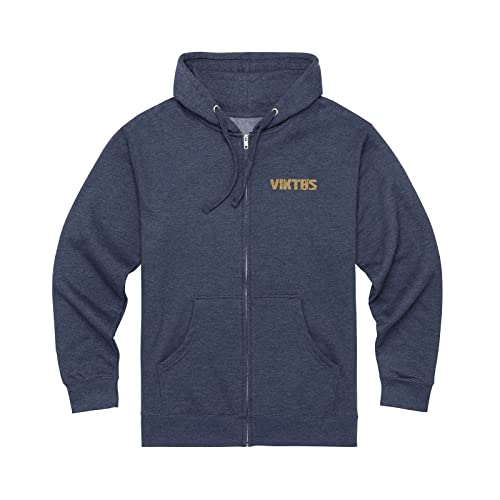 VIKTOS Men's Big Time Bug Out Hoodie, Navy Heather, Size: X-Large