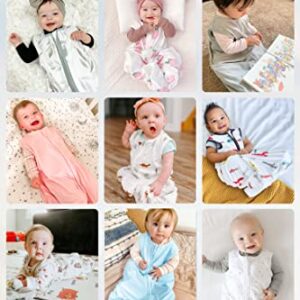 TotAha Light Baby Sleep Sack, Stretchy Sleepsack, Silky Comfort, Buttery Soft, Swaddle Transition Sleeping Bag, 2-Way Safe Zippers, Wearable Blanket Baby Sleep Bag for 0-3-6-12-18-24 Months 0.5 TOG