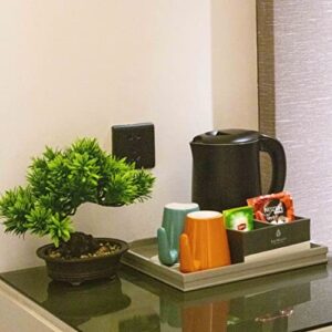 Artificial Bonsai Pine Tree Artificial Plant Decoration, Potted Artificial House Plants, for Decoration, Desktop Display