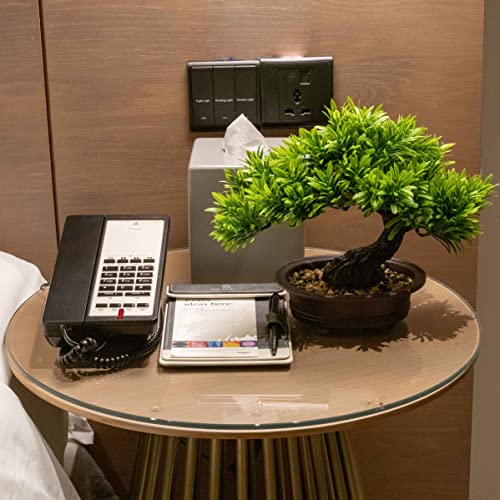 Artificial Bonsai Pine Tree Artificial Plant Decoration, Potted Artificial House Plants, for Decoration, Desktop Display