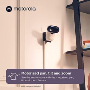 Motorola Baby Monitor PIP1610 HD Connect - 5" WiFi Video Baby Monitor with Camera, Wall Mount, 1080p, Smart Phone Nursery App, 1000ft Range, 2-Way Audio, Remote Pan-Tilt-Zoom, Room Temp, Lullabies