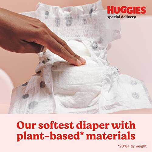 Huggies Special Delivery Hypoallergenic Baby Diapers Size Newborn (up to 10 lbs), 31 Ct, Fragrance Free, Safe for Sensitive Skin