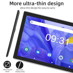 CUPEISI 10 inch Tablet, Android 11 Tablets, 64GB ROM+2GB RAM, Quad-Core Processor Tablet PC, 1280 * 800 IPS HD Display, 2MP+8MP Dual Camera, 6000mAh Tableta.