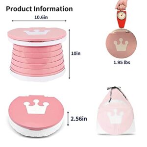 portable, foldable potty seat for toddler, Training Toilet Seat Emergency Toilet for Car, Camping, Outdoor, indoor