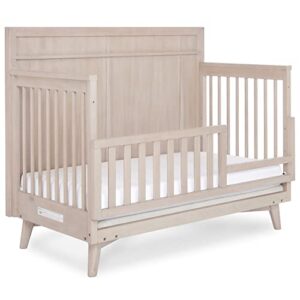 evolur antilia mid century convertible crib toddler guard rail i full assembly i lasting quality