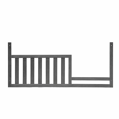 CC KITS Toddler Bed Safety Guard Rail Compatible with Oxford Baby, Soho Baby, Ozlo Baby & Avalon Baby Cribs (Graphite Gray, Option 1)