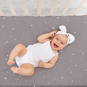 Bear’s Little Fish 100% Organic Cotton Baby Bassinet Sheets - Soft Fitted Crib Sheets for Hourglass Rectangular Oval Bassinet Mattress Pad Baby Basket Bedside Bassinet Sheets - 3-Pack