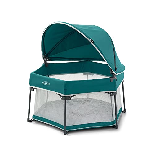 Graco Travel Dome Baby Bassinet, Travel Bassinet for Baby, Portable Bassinet for Indoors, Outdoors, Beach Bassinet with Cover