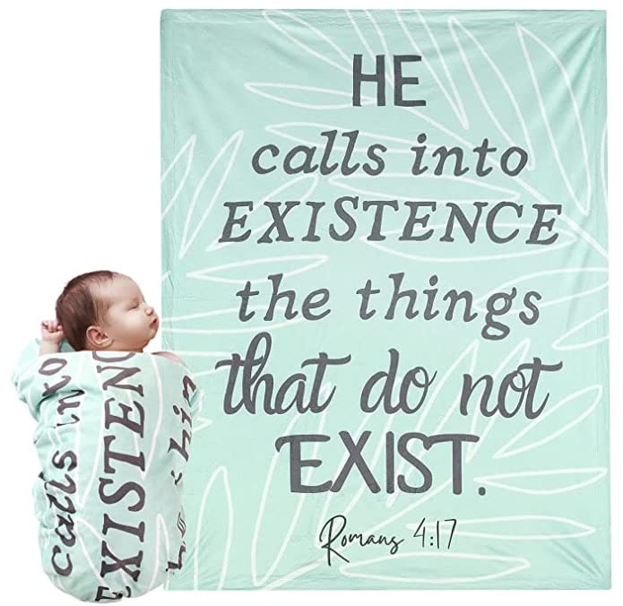 Mr. Pen- Baby Blanket with Bible Verse, 27 X 40 Inch, Unisex, Bible Quote Blanket, Plush Baby Blankets, Soft Baby Blankets, Newborn Blanket, Blanket Baby, Bible Verse Blanket