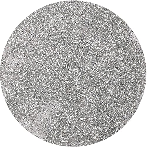 Ultra Fine Glitter 80g/2.8oz Craft Glitter Powder,Resin Glitter Powder Sequins Flake,Metallic Iridescent Glitter for DIY Crafts, Nail Art, Hair Face Body, Epoxy Resin, Painting, Festival Decor(Sliver)