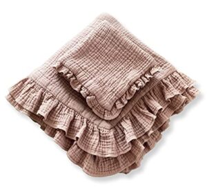 leyl&ari toddler blanket (dusty rose)