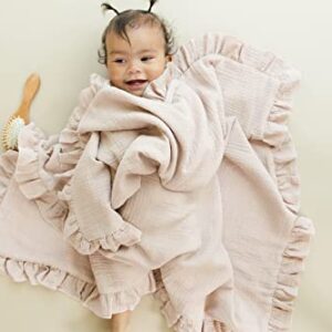 Leyl&Ari Toddler Blanket (Dusty Rose)