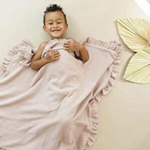 Leyl&Ari Toddler Blanket (Dusty Rose)