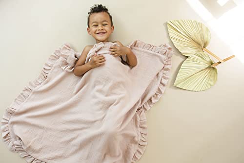 Leyl&Ari Toddler Blanket (Dusty Rose)